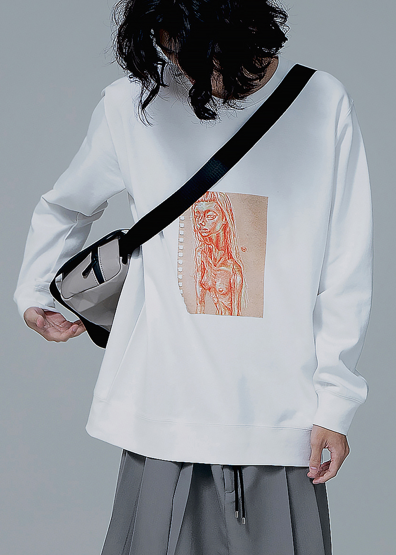Portrait Printed Sweater